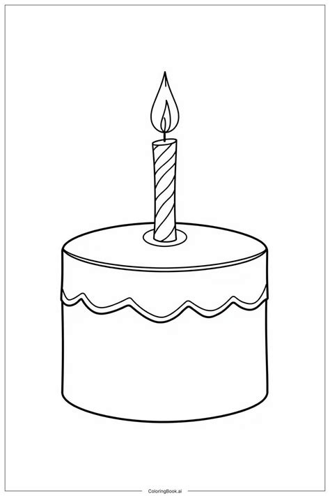 생일 케이크 색칠공부 60장 무료 Pdf・png 출력