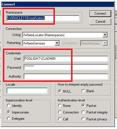 Using WBEMTEST To Test DCOM And WMI Connections To Remote Windows Systems