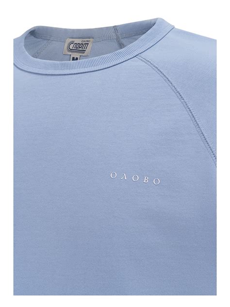 Лонгслив с принтом ОЛОВО (голубой) - ОЛОВО интернет-магазин бренда