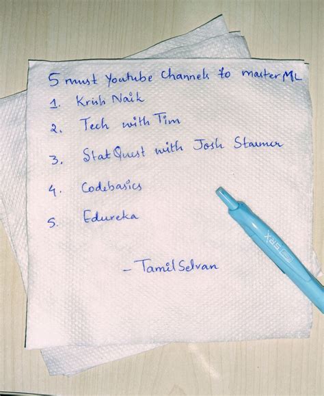 tamilselvan s on linkedin machinelearning datascience ai krishnaik techwithtim statquest…