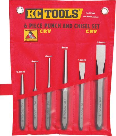 Piece Punch Chisel Set