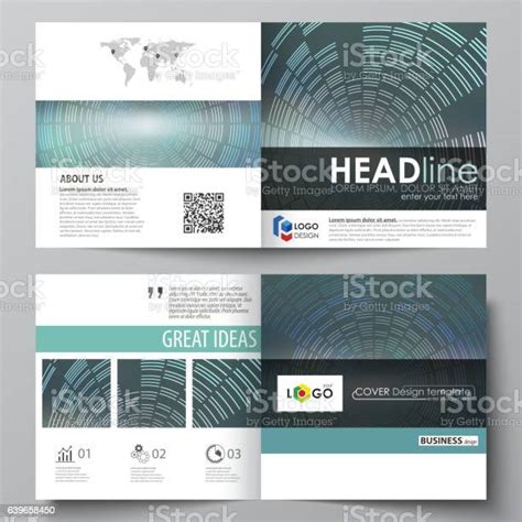 스퀘어 디자인 바이 폴드 브로셔 전단지 소책자를 위한 비즈니스 템플릿 0명에 대한 스톡 벡터 아트 및 기타 이미지 0명 2단 브로슈어 공란 Istock