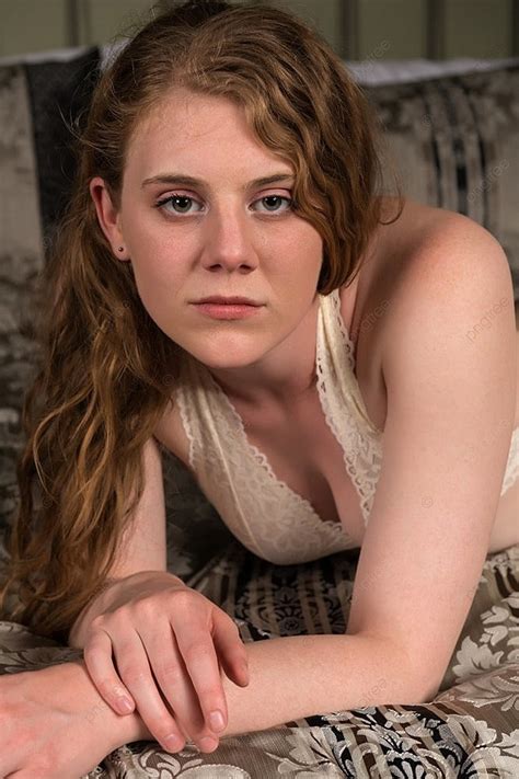 Tall Curvy Pale Brunette In Vintage Lingerie Photo Background And Picture For Free Download