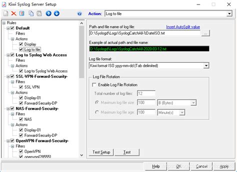 Kiwi Syslog Server配置说明 Airoot 博客园