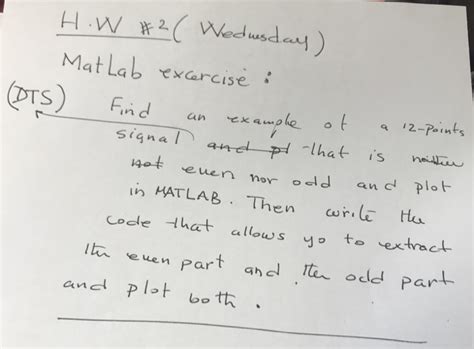 solved matlab exarcise dts fd a 12 points signal lhat i s