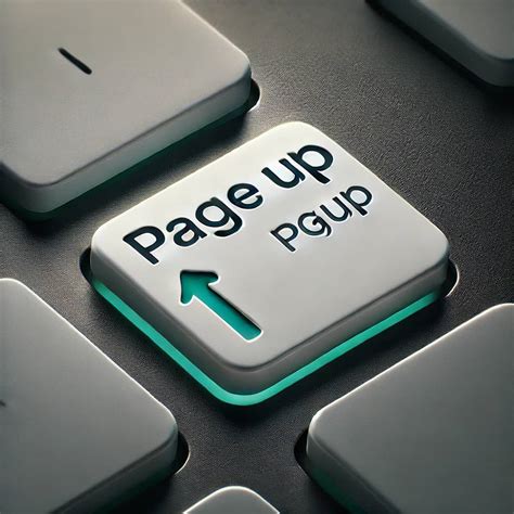 page up en el teclado o tecla pgup usos prácticos