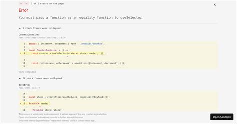 React Redux Hooks Tutorial Codesandbox