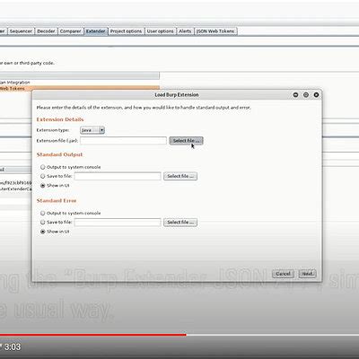 SySS Tool Tip Video Burp Extender JSON API für PortSwigger Burp Suite