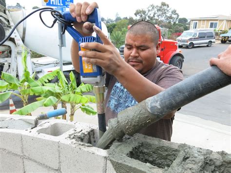 How To Build A Concrete Block Wall Part Home Fixated