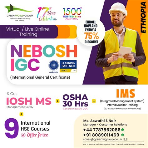 Boost Your Career With A Nebosh Igc Course In Ethiopia R Nebosh