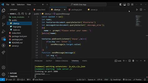 Video Pujari Rahul On Linkedin Nodejs Socketio Realtimechat