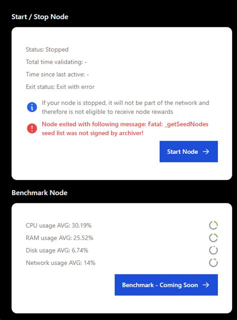 Validator Stopped Error ```fatal Getseednodes Seed List Was Not Signed By Archiver``` · Issue
