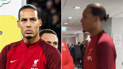 Virgil Van Dijk Spotted Swapping Shirts With Arsenal Player In Anfield Tunnel After Liverpool Draw