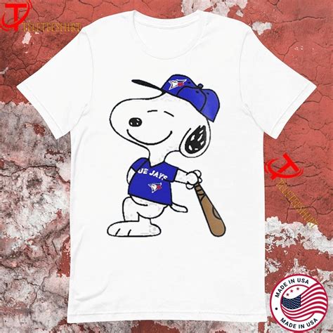 Snoopy Toronto Blue Jays X The Peanuts Fan Mlb T Shirts Hoodie Long
