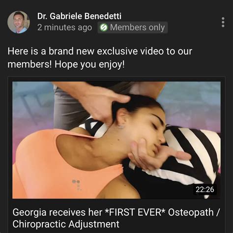 Post From Dr Gabriele Benedetti