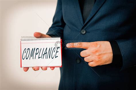 手写文本合规概念照片遵守愿望或命令的动作或事实模型显示不同的空白记事本模高清图片下载 正版图片504180531 摄图网