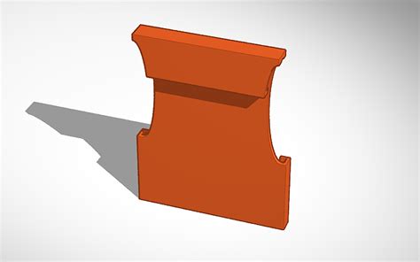 3d Design Label Holder Tief Tinkercad