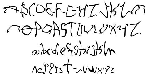 001 Stretched Strung Font By Yellowyellow Fontriver