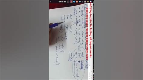 Sql Queries Counting Selected Records Including All Depts And Counting As Per Each Dept Vlog