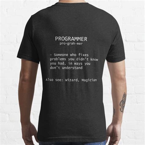 programmer definition t shirt for sale by pokedude140 redbubble