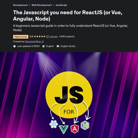 Code With Desmond On Linkedin Udemy Javascript Udemycourses