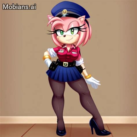 Amy Rose The Police Hedgehog By Adrianbocek On Deviantart
