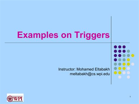 Database Triggers Examples And Usage