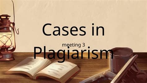 Cases In Plagiarism The Ppt Contains The Example Of Plagiarism Cases Ppt