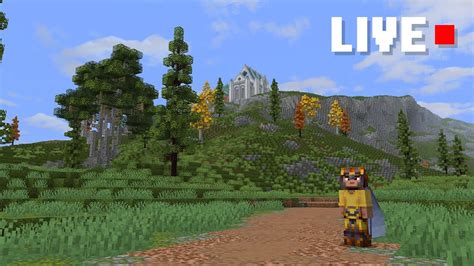 Building Custom Trees Minecraft 1 20 Live Youtube