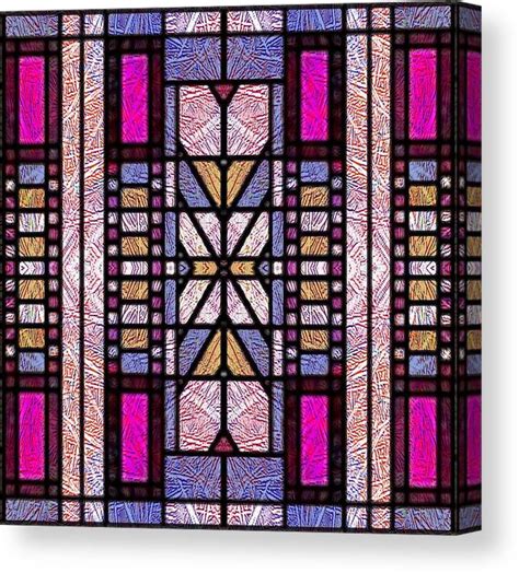Simple Art Deco Stained Glass Patterns