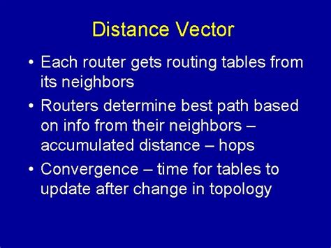Routing Routing Basics Distance Vector Routing LinkState Routing