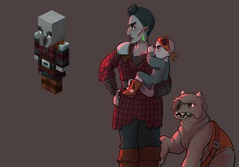 Artstation Minecraft Pillager Concept