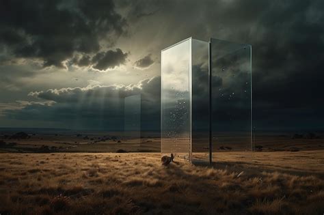 Premium Photo Backward Flow Digital Landscape Of Reversed Time