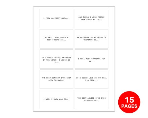Conversation Starters For Teens Question Cards For Teens Conversation