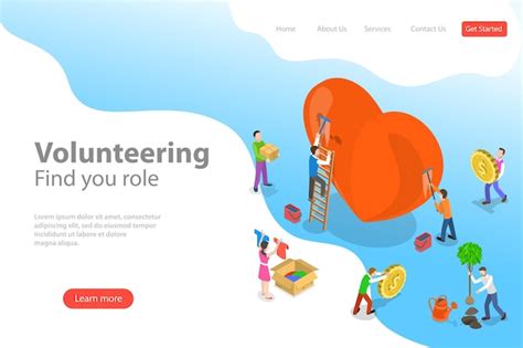 Premium Vector Isometric Flat Vector Landing Page Template Of