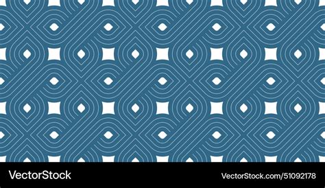 Lattice Geometric Seamless Pattern Design Trendy Vector Image