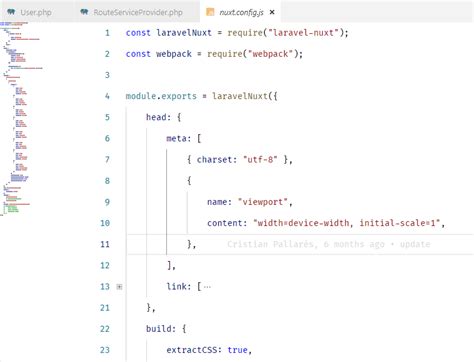 create a spa with laravel and nuxt by cristian pallarés medium