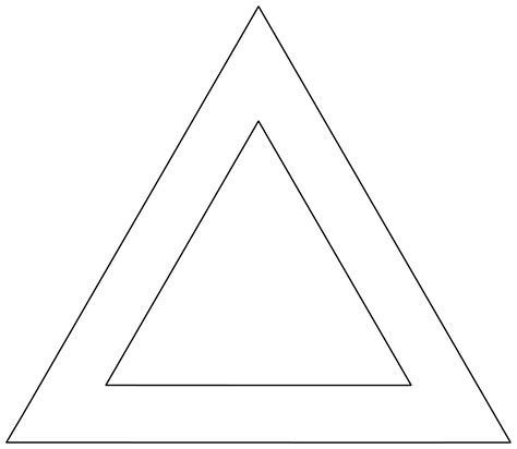 Shape Of Triangle Free Printable Papercraft Templates