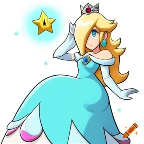 Princess Rosalina Crown Animated Anime Super Mario Galaxy