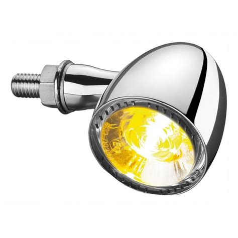Clignotant Led Kellermann Bullet 1000 Pl Chromé Avec Veilleuse Blanche Pièces Electrique Sur