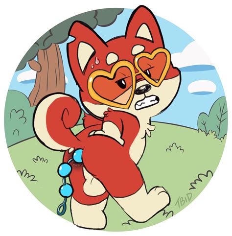 Rule 34 Anal Anal Beads Anal Beads In Ass Anal Sex Anthro Balls Blue Sky Bodily Fluids Canid