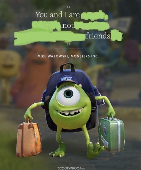 Monsters Inc Mike Wazowski Quotes