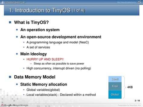 Ppt Lesson 1 Getting Started With Tinyos And Nesc Hanbacks Zigbex