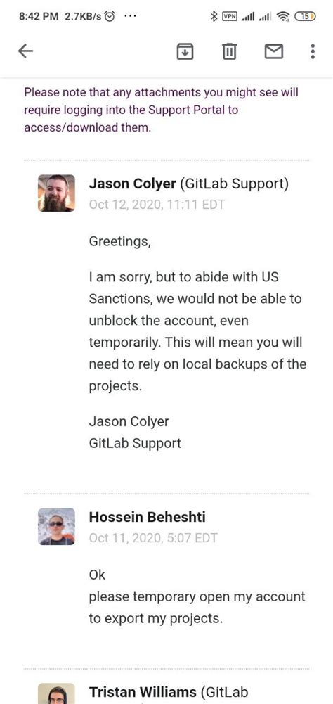 Gitlab Blocked Iranians Access