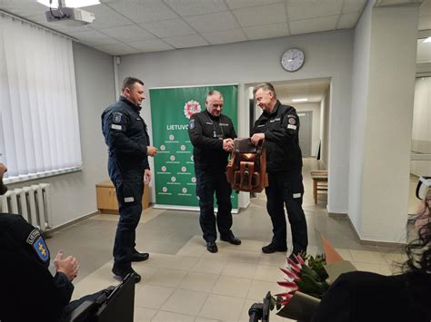 Prie Lazdijų Policijos Vairo Naujas Viršininkas Nerijus Narkūnas Foto Danieliusnet