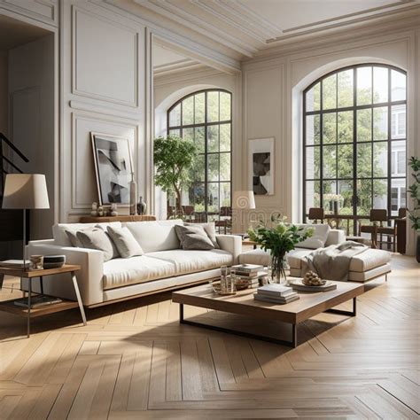 Classical French Style Interior Design In Luxury Home With Open Concept Floor Plan Elegant