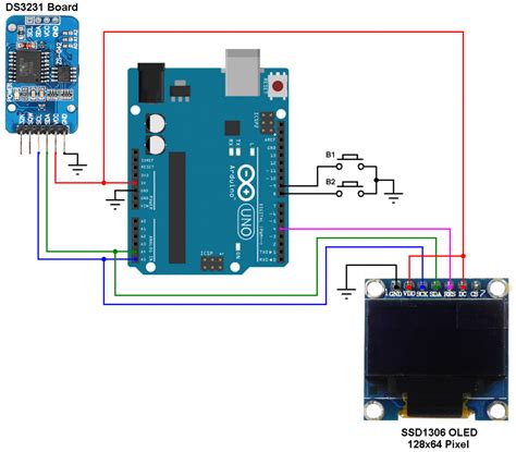 Arduino Real Time Clock Using Ds3231 Rtc And Ssd1306 Oled Arduino Real Time Clock Using Ds3231 Rtc And Ssd1306 Oled