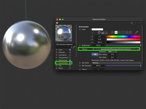 Do Rs Materials Have Material Level Environment Map Slot Similar To