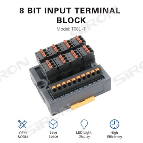 Siron T T Input Terminal Block Module Use Pin Terminal Block And Controller Connection For