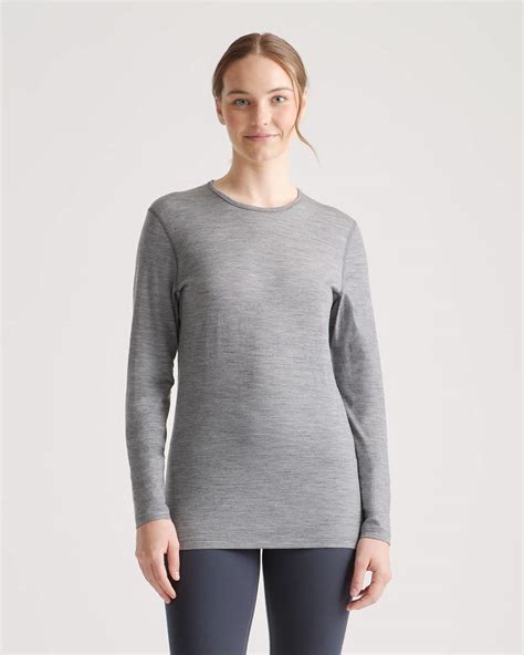100 Merino Wool All Season Long Sleeve Base Layer